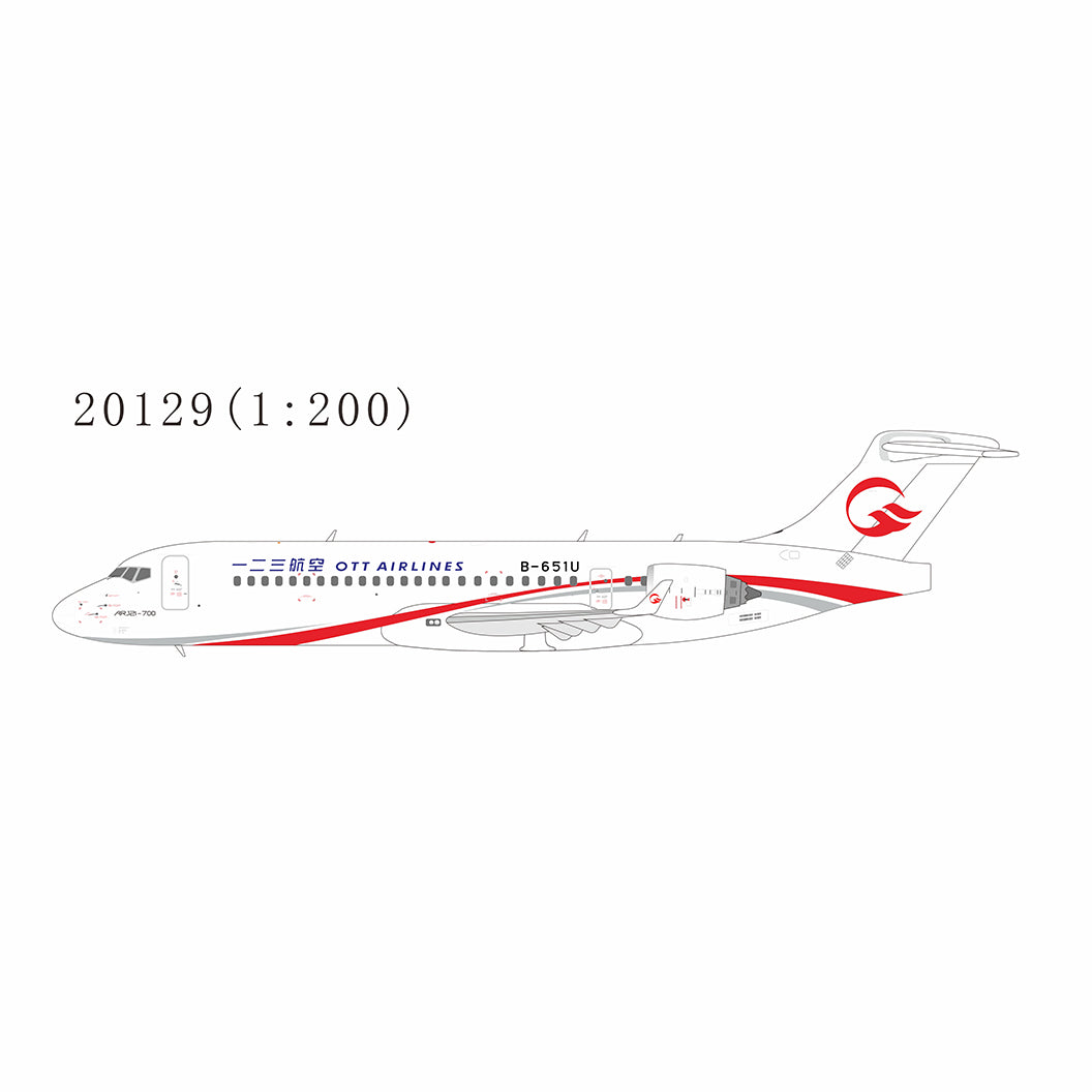 ＜予約＞NGmodel OTT航空 C909(ARJ21-700) B-651U 1/200 20129 – Aircraftmodels777